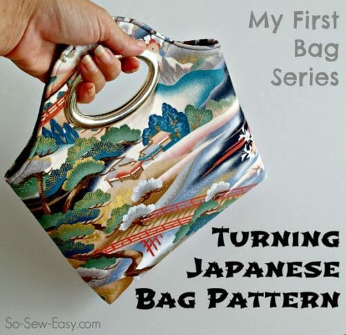 Free Bag Pattern with Video Tutorial- Turning Japanese Bag | So Sew Easy
