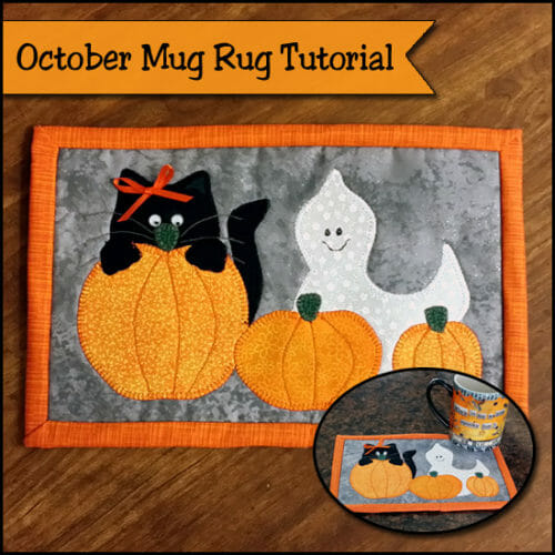 November Mug Rug Tutorial - Autumn Harvest | So Sew Easy
