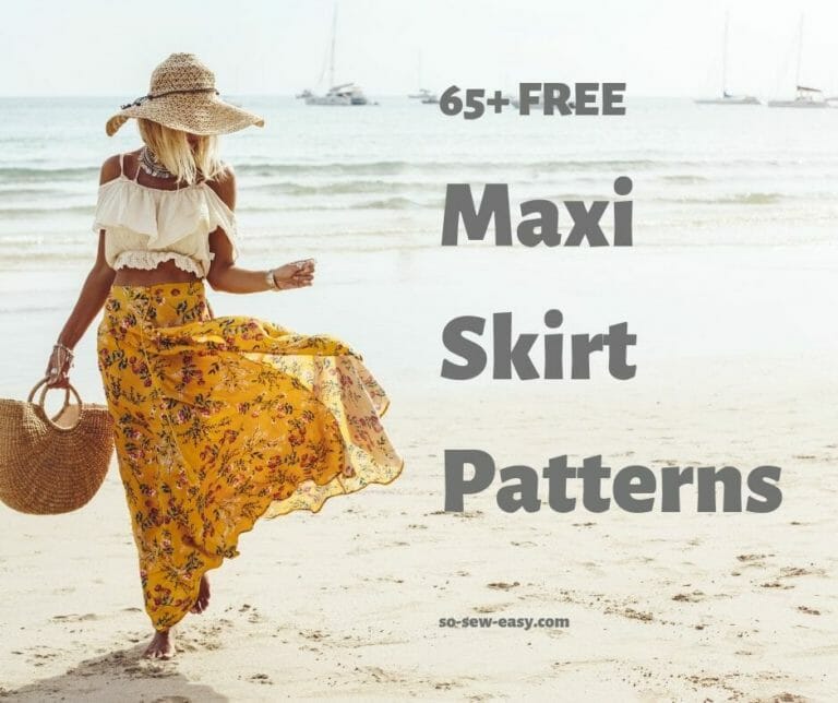 65+ FREE Maxi Skirt Patterns: Fun & Easy to Sew - So Sew Easy