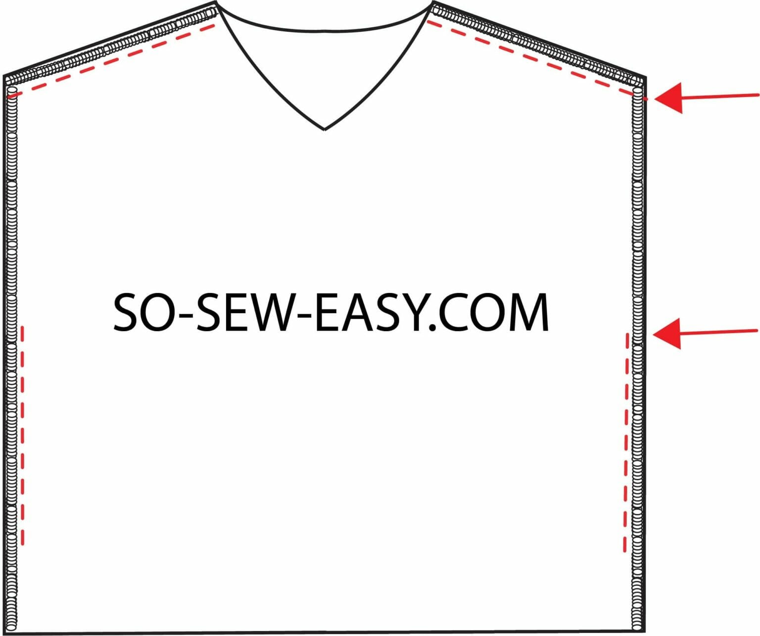 Linen V-Top Pattern - Summer With Effortless Style | So Sew Easy