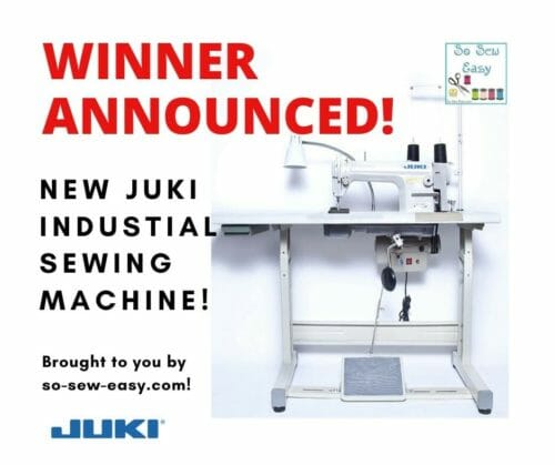 Winner Announced! Juki Industrial Sewing Machine Giveaway. Did you win ...