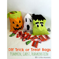 Halloween Treat Bags Roundup: 85+ FREE Patterns | So Sew Easy